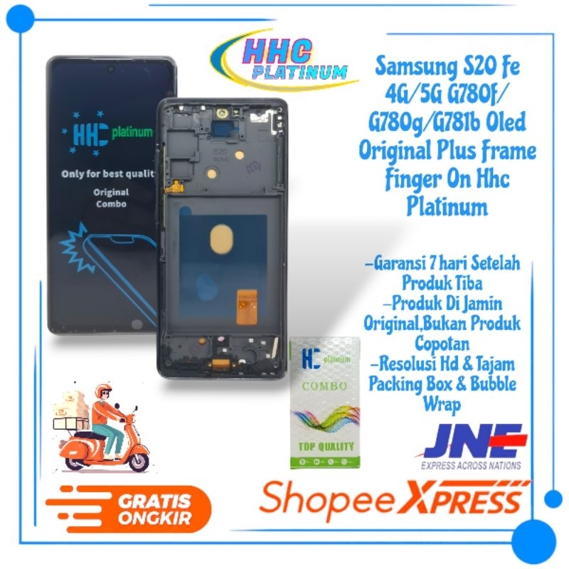 Jual LCD TOUCHSCREEN SAMSUNG GALAXY S20 FE 4G/5G G780F/G780G/G781B OLED ORIGINAL PLUS FRAME ...