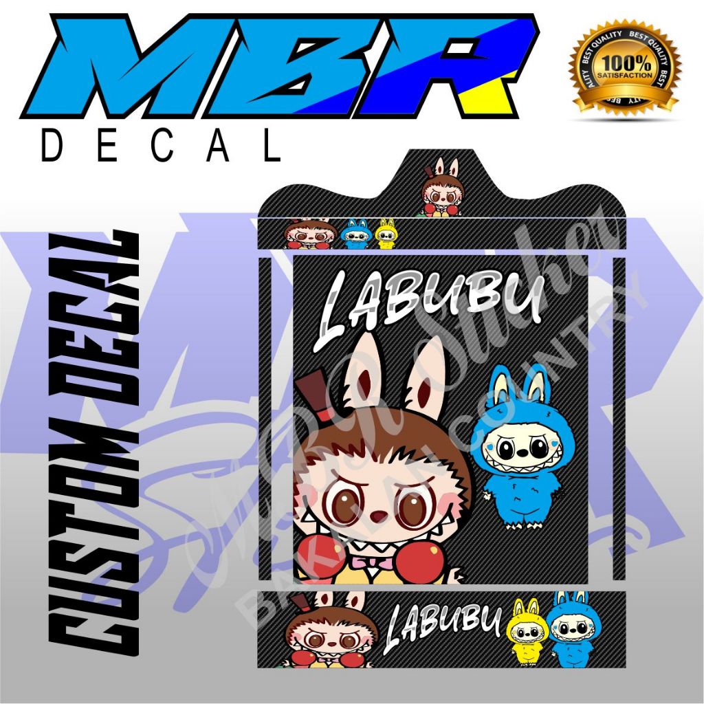 Jual DECAL SANGKAR KOTAK LABUBU KARBON | Shopee Indonesia