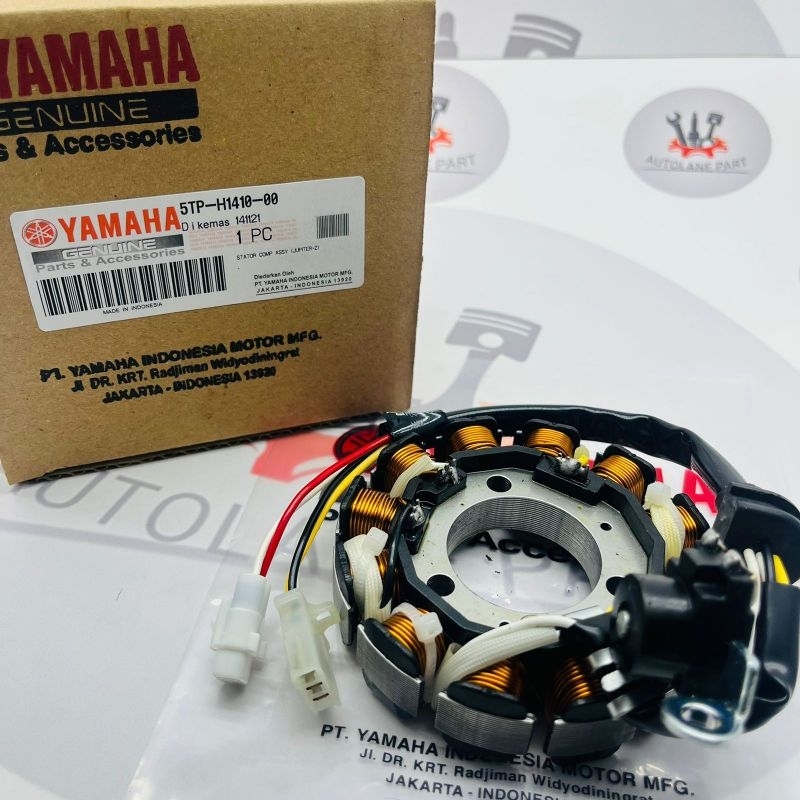 Jual 5TP-H1410-00 Garansi Spool assy stator Yamaha Jupiter z Vega R new ...