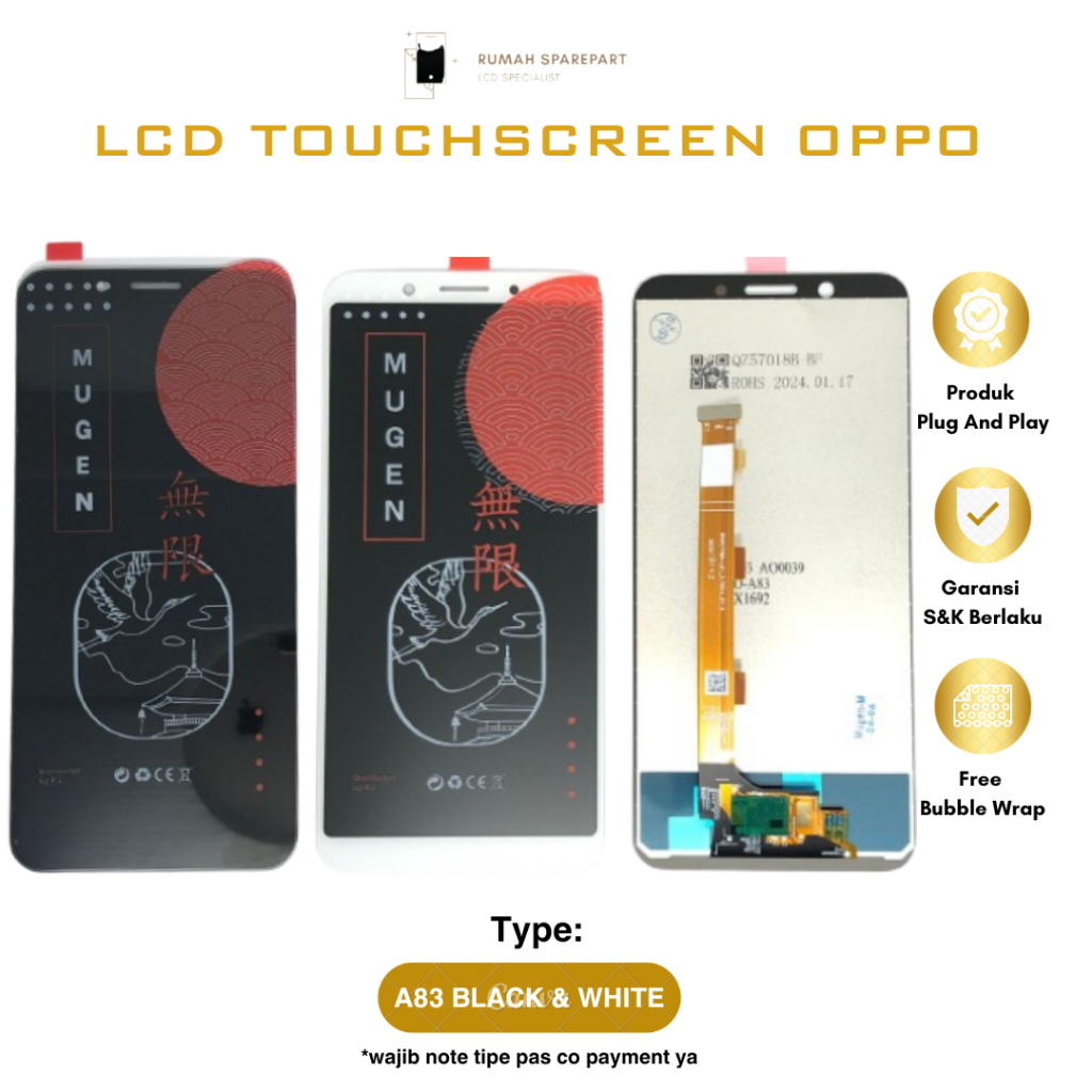 Jual LCD + Touchscreen Oppo A83 Ori - Full Set | Shopee Indonesia