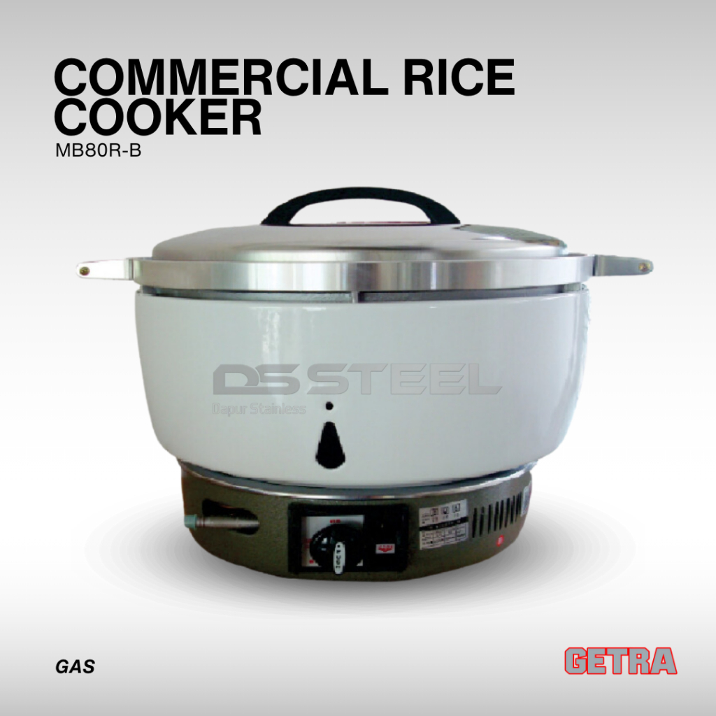 Jual GETRA COMMERCIAL GAS MB80R-B RICE COOKER PEMASAK NASI | Shopee Indonesia