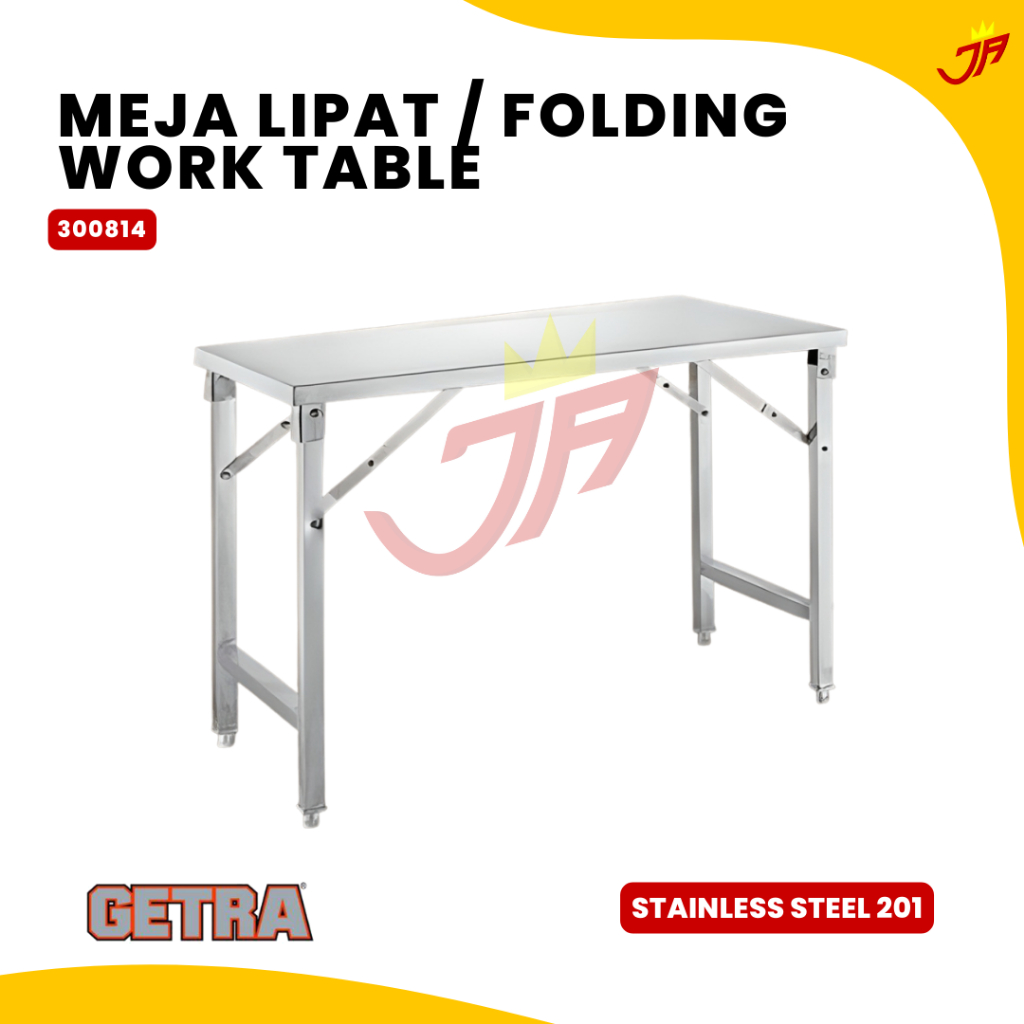 Jual Folding Work Table Getra 300814 / Meja Stainless Lipat Original ...