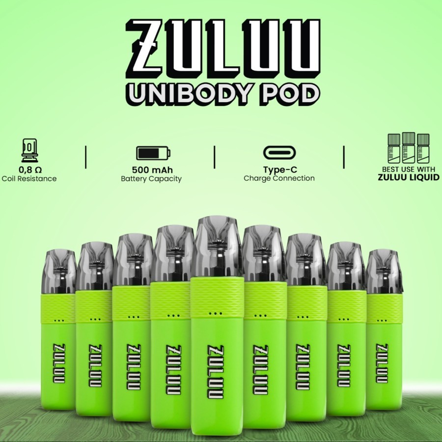 Jual Zuluu Unibody 500mAh Pod Kit Authentic by Koko Sarang x Mildos ...