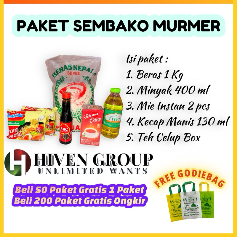Jual PAKET SEMBAKO MURMER | Shopee Indonesia