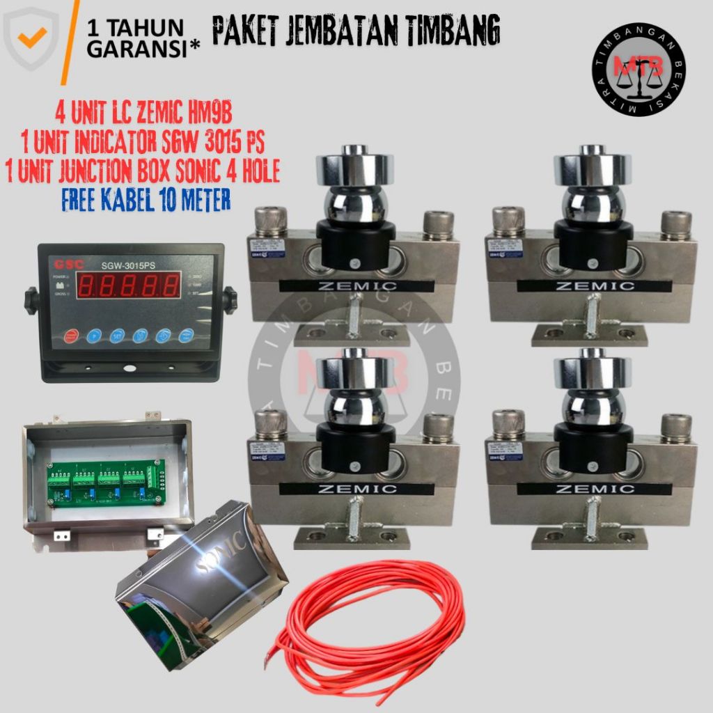 Jual paket load cell jembatan timbang/ paket timbangan sawit komplit ...