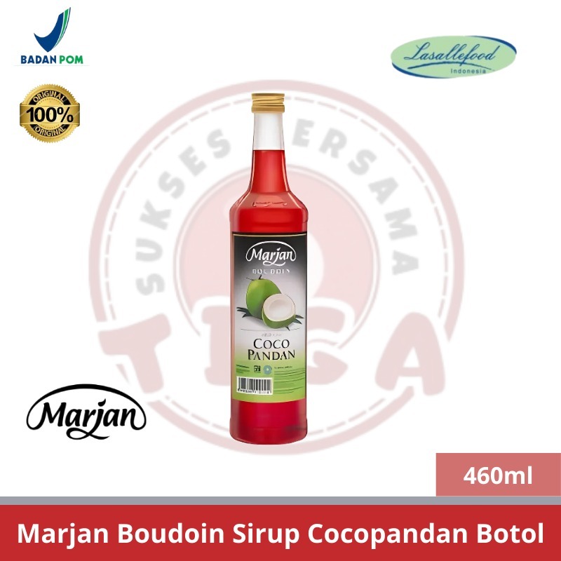 Jual MARJAN BOUDOIN SYRUP COCOPANDAN KEMASAN 460ML | Shopee Indonesia