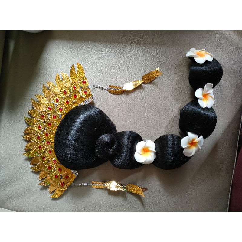 Jual satu set sanggul dan mahkota sunting adat bali.cocok untuk semua ...