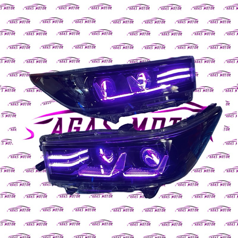 Jual headlamp lampu depan toyota innova reborn type be g 2016 2017 2018 ...