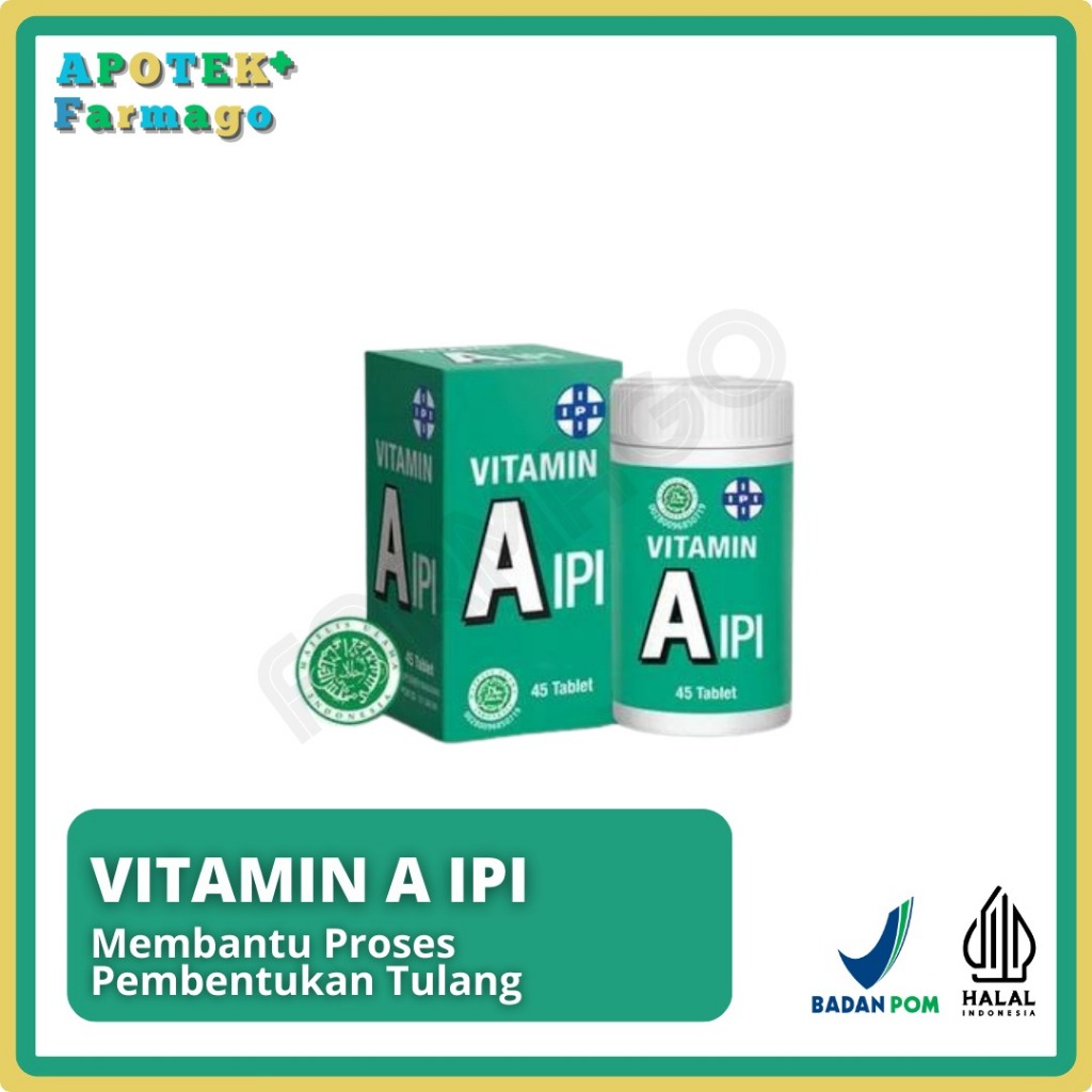 Jual VITAMIN A IPI Isi 45 Tablet | Shopee Indonesia
