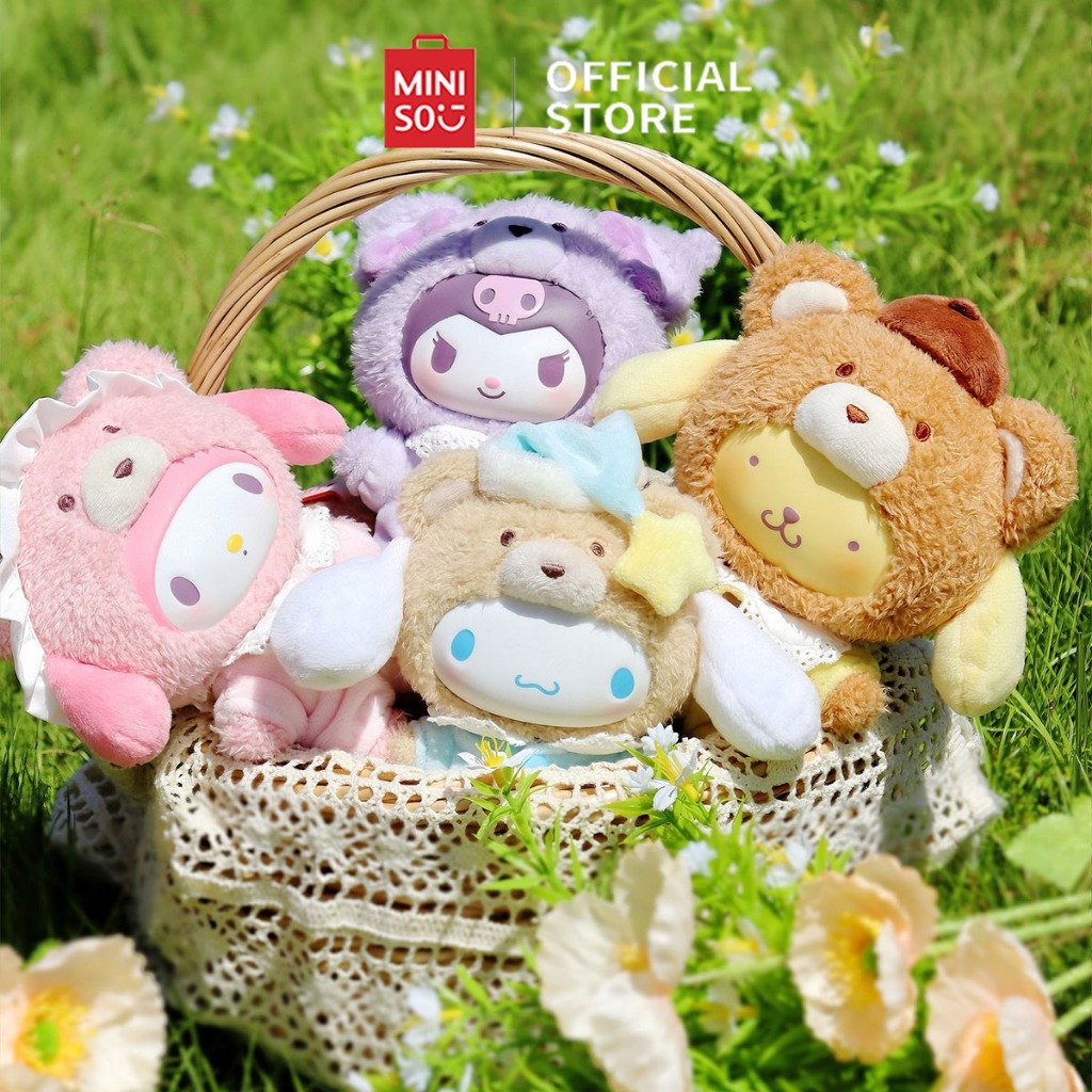 Jual Miniso X Sanrio Karakter Latte Baby Gantungan Tas Vinyl Face Plush ...
