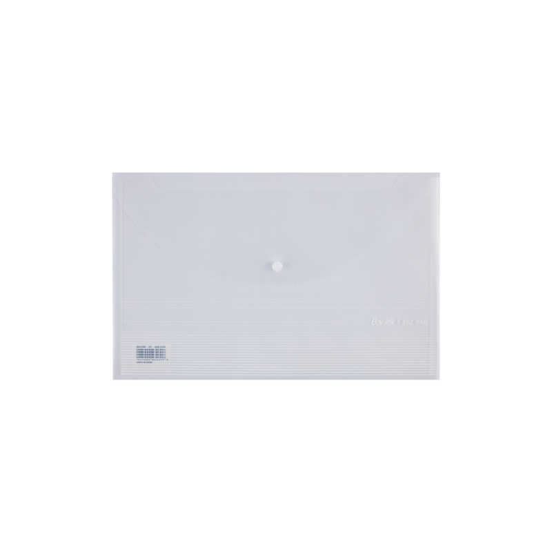 Jual Bantex File Bag / Map Kancing Transparan Tahan Air Ukuran Folio ...