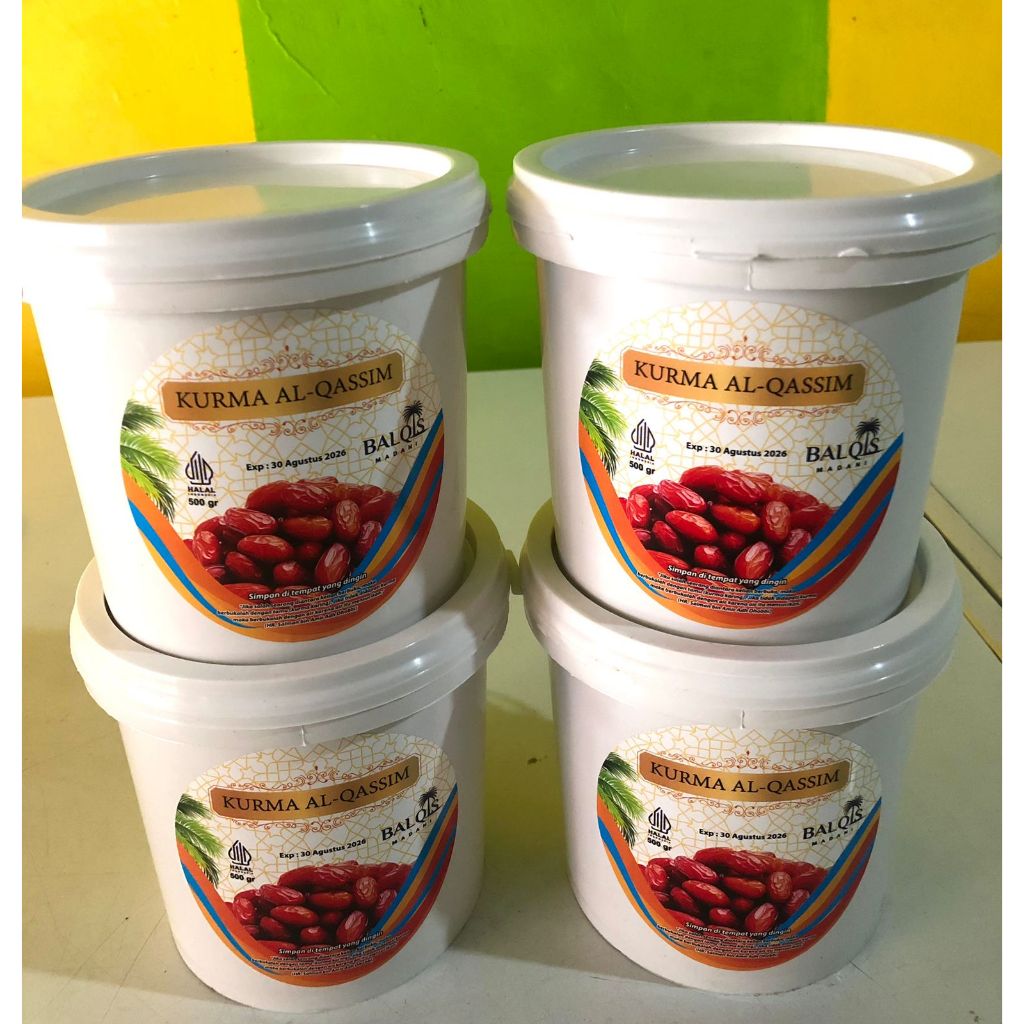 Jual Kurma Sukari Ember 800 Gram | Kurma Sukari Premium | Kurma Basah ...