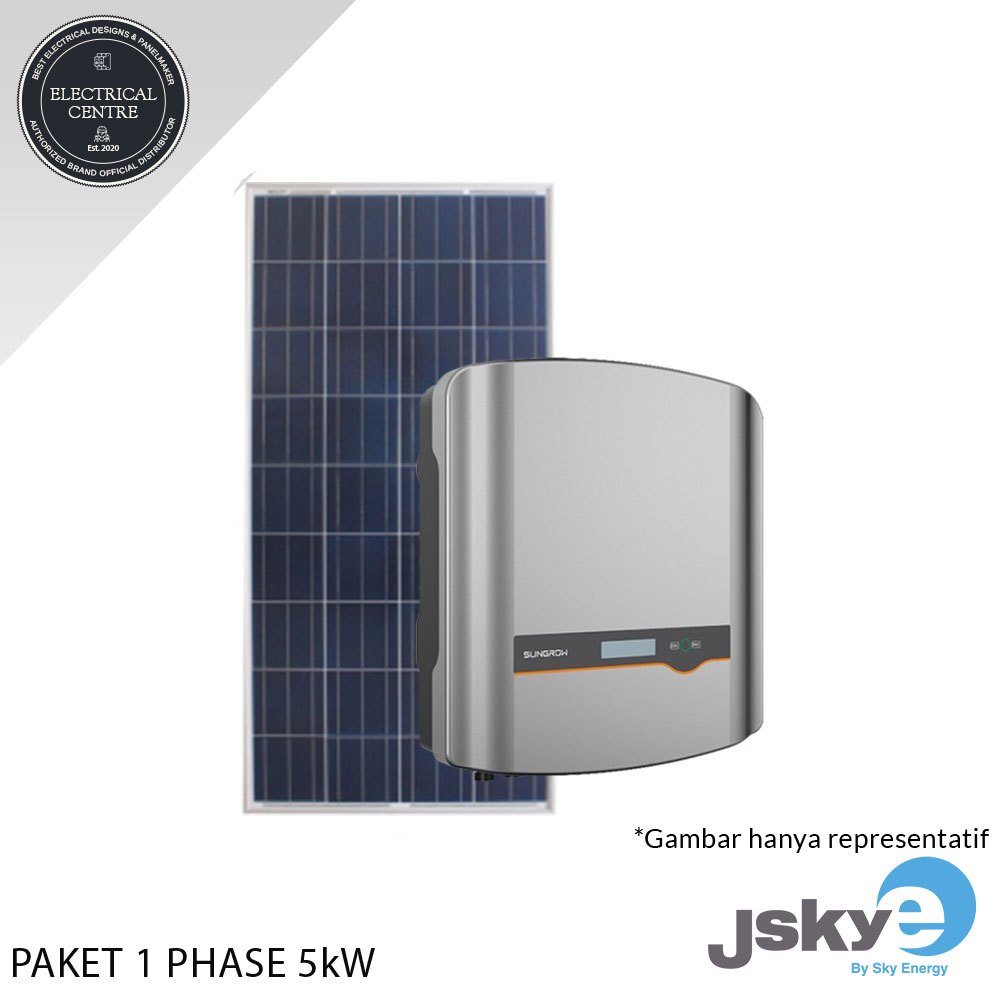 Jual PAKET Solar Panel/Panel Surya J-Leaf 255wp + Solar Inverter 1Phase ...