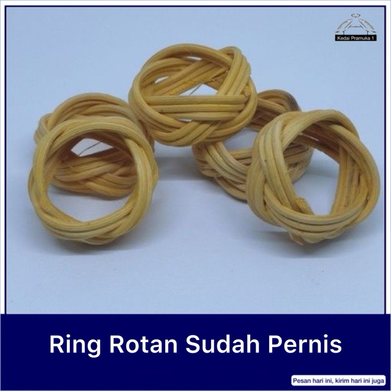 Jual Ring Pramuka Rotan Cincin Hasduk Kacu Pramuka Rotan Pernis Siaga ...