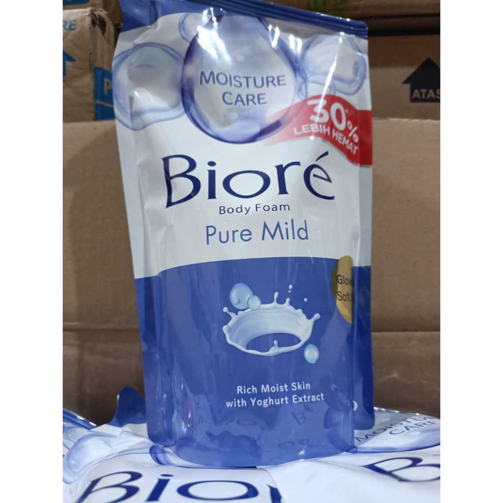 Jual biore sabun mandi cair pure mild 800ml extra yoghurt & moisture ...