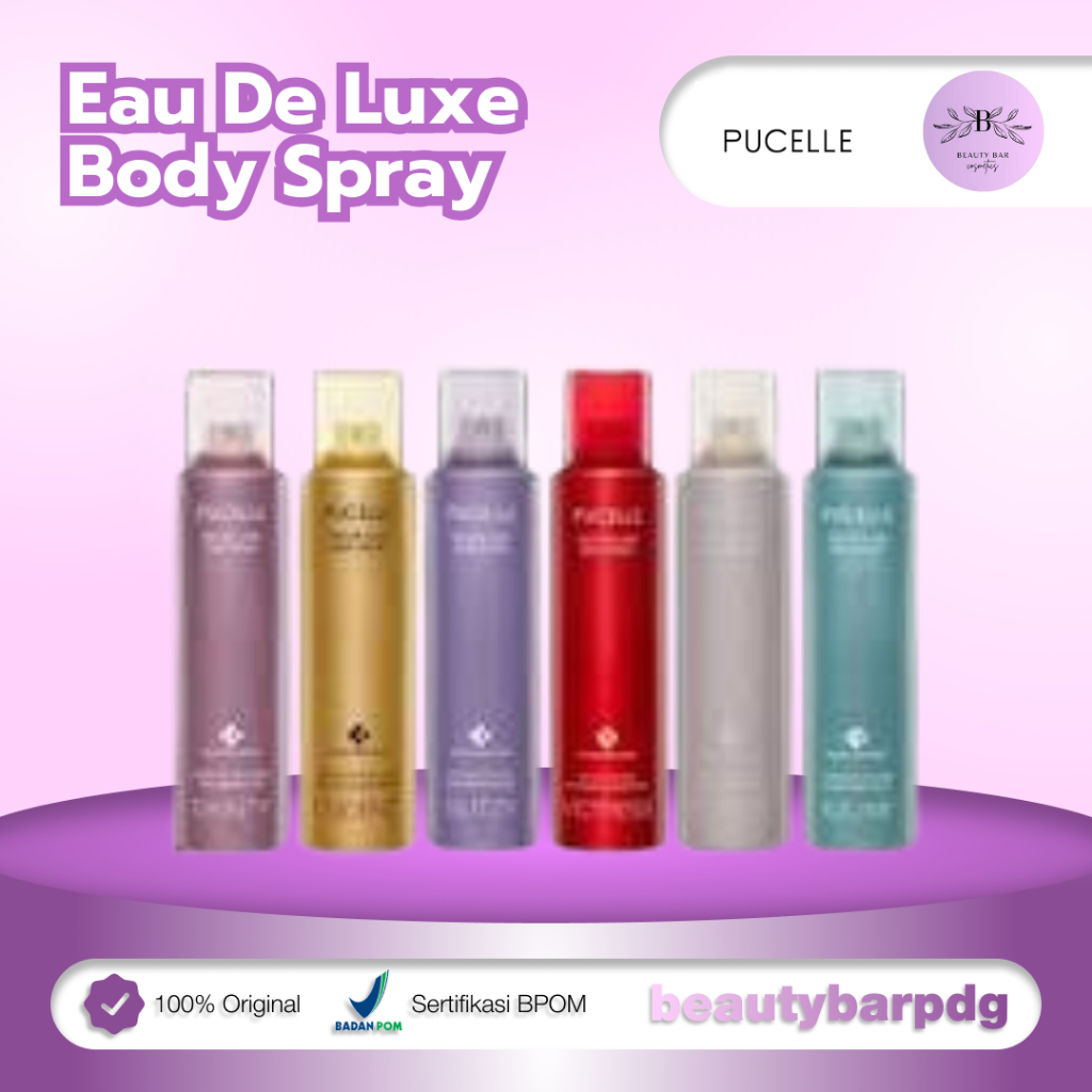 Jual Pucelle Eau De Luxe Body Spray 150 ml | Body Spray | Shopee Indonesia
