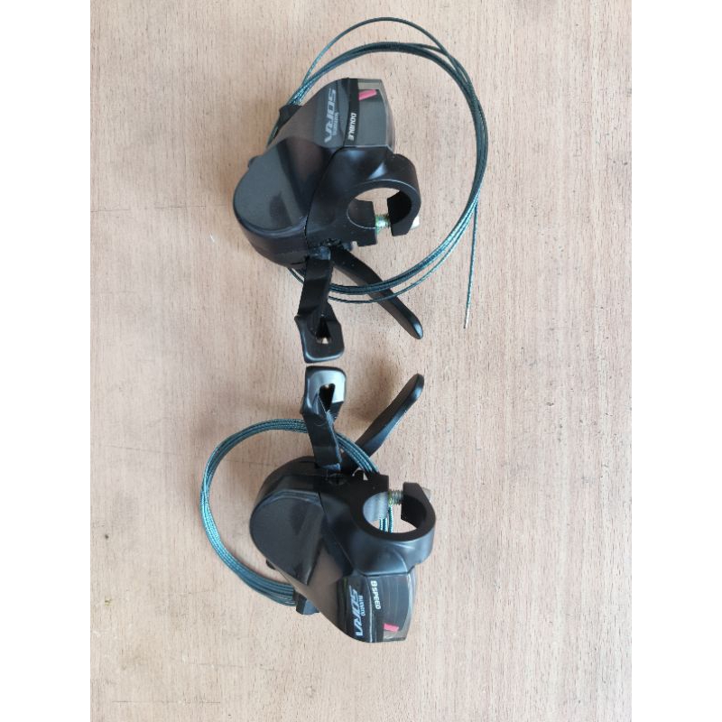 Jual Shifter Shimano Sora R3000 2 x 9 speed flat bar set kanan dan kiri ...