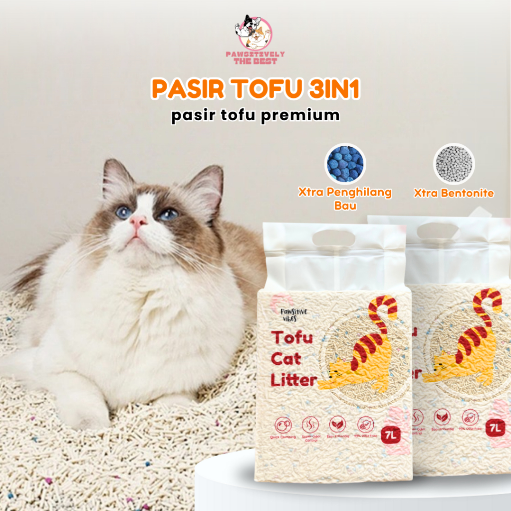 Jual PASIR KUCING - Tofu Soya Cat Litter - Pasir Kucing Alami - Cepat ...