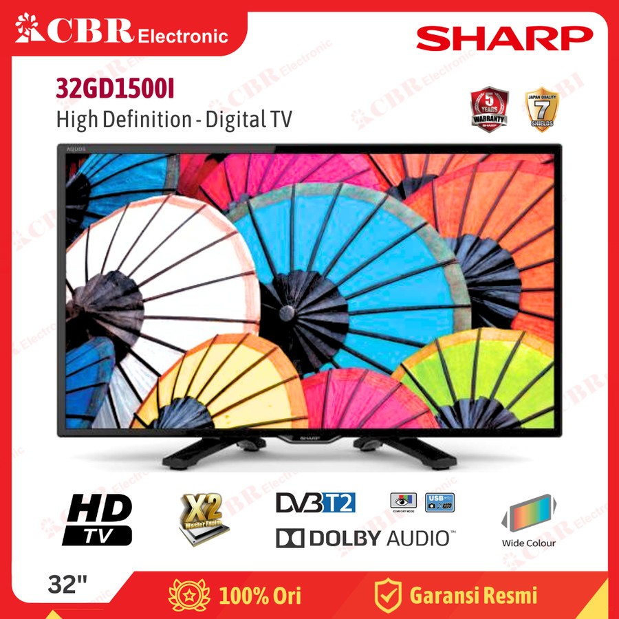 Jual TV SHARP 32inch LED 32GD1500I (HD-Digital TV) - Batam | Shopee ...