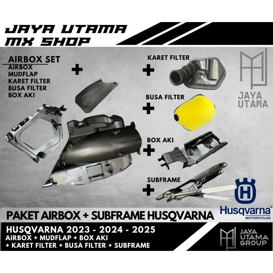 Jual Paket Airbox Set + Subframe Husqvarna 2023-2024 FC TC FE TE 125 ...