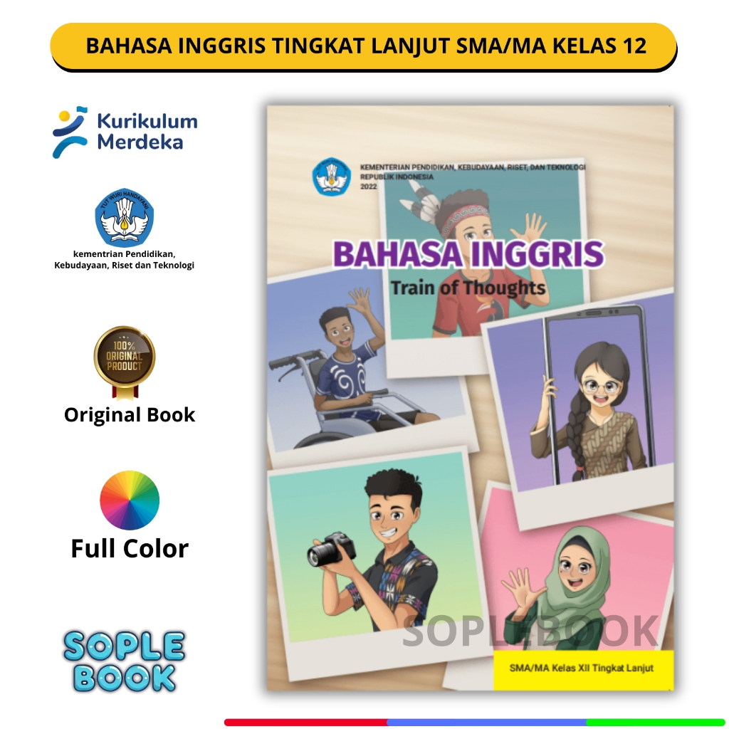 Jual Buku Bahasa Inggris Tingkat Lanjut: Train of Thoughts untuk SMA/MA ...