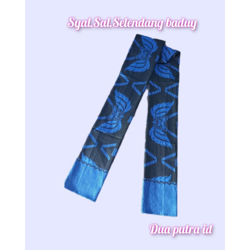 Jual SELENDANG BATIK BADUY MOTIF TAPAK KEBO UKURAN PANJANG 2M LEBAR ...