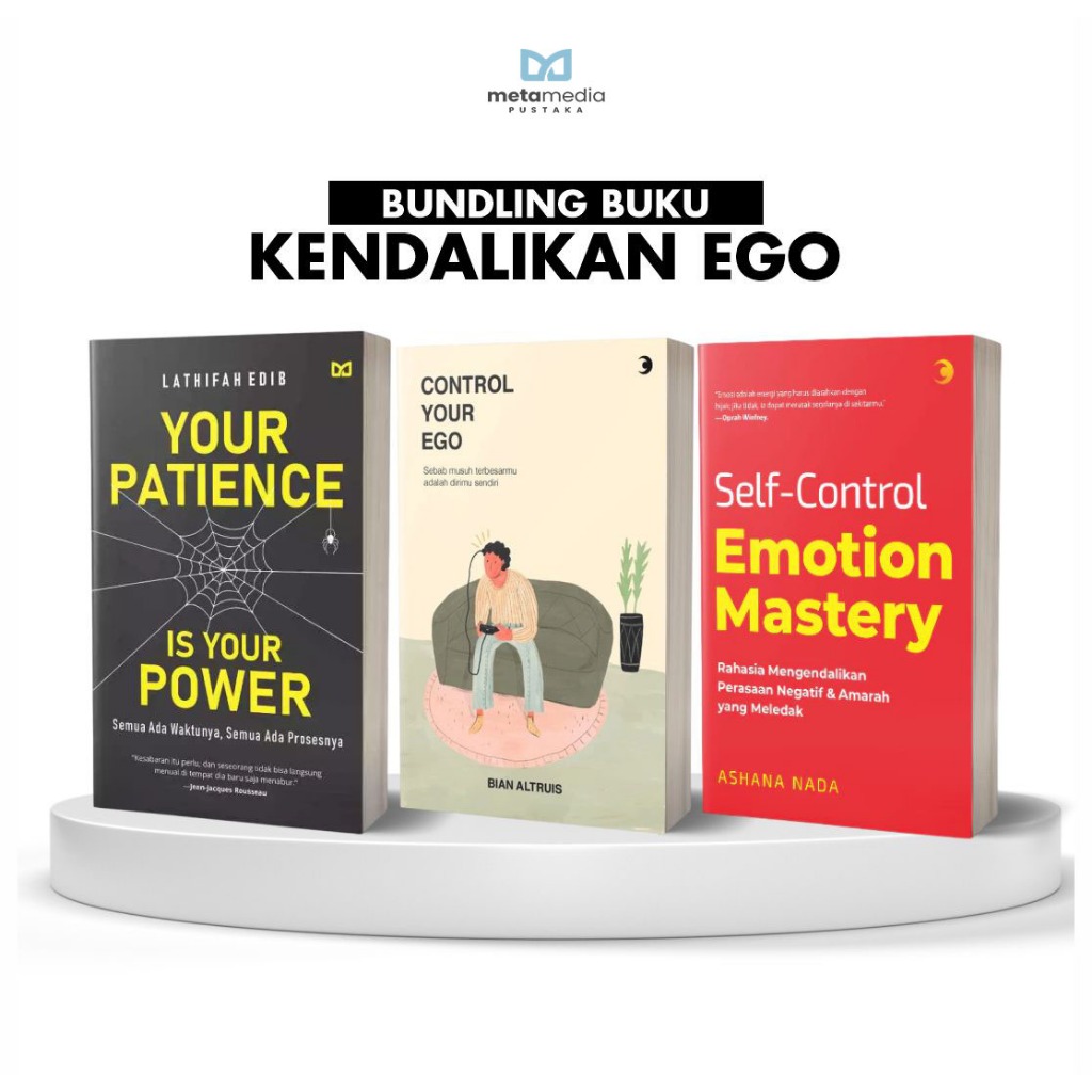 Jual [DAPAT 3 BUKU] Buku Paket Bundling Kendalikan Ego - Metamedia ...