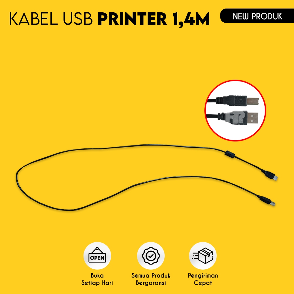 Jual KABEL USB PRINTER Epson L100 L200 L110 L120 L210 L220 Original ...