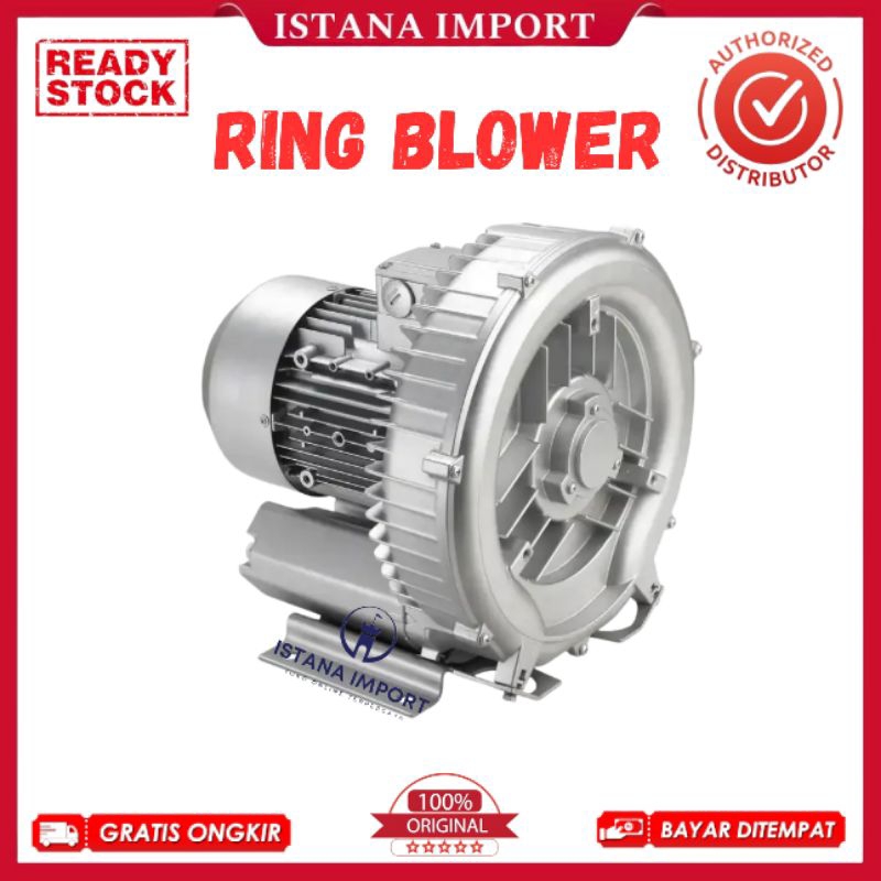 Jual Ring Blower 1/2 Hp Blower Tambak Rotor HB-370 Vortex 0,5HP 220v ...