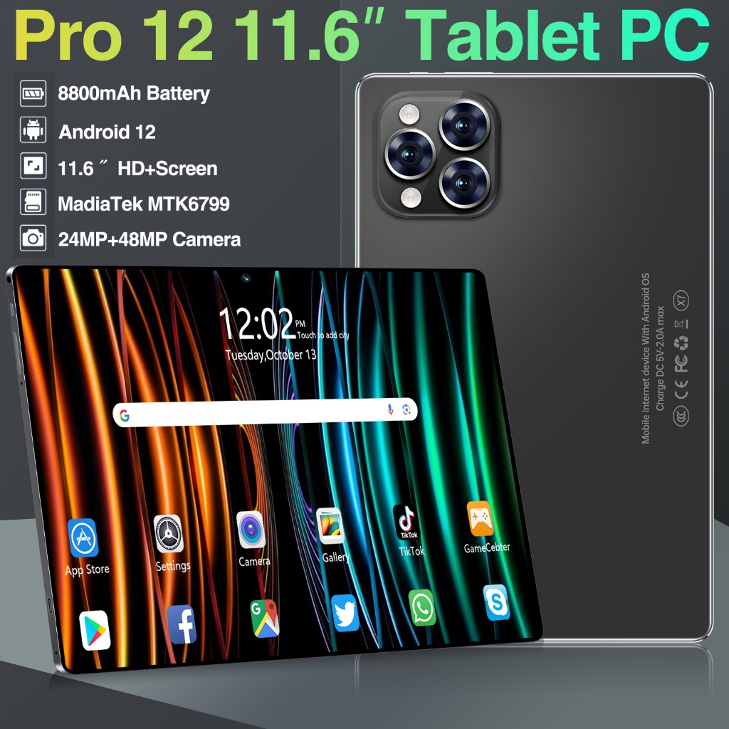 Jual Tablet Pro 12 (16GB RAM / 1TB Penyimpanan) | Prosesor Snapdragon ...
