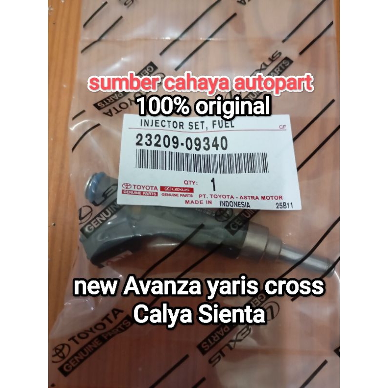 Jual 23209-09340 nozzle injector new Avanza veloz new yaris cross ...
