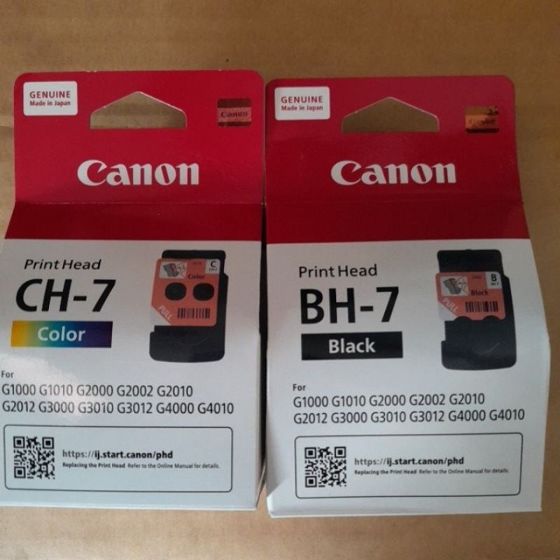 Jual Printhead Canon BH-7 & CH-7 ( Black dan Color ) | Shopee Indonesia
