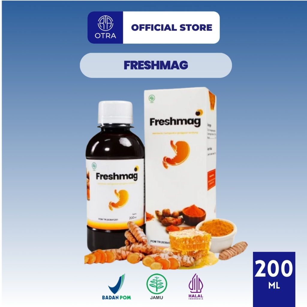 Jual FRESHMAG Madu Herbal Alami Mengatasi Masalah Lambung Maag dan GERD 200 ML | Shopee Indonesia