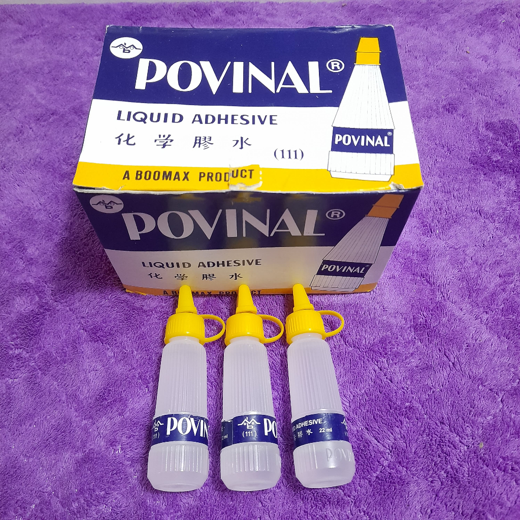Jual Lem cair Povinal 111 / Lem Cair Povinal 22 ml | Shopee Indonesia