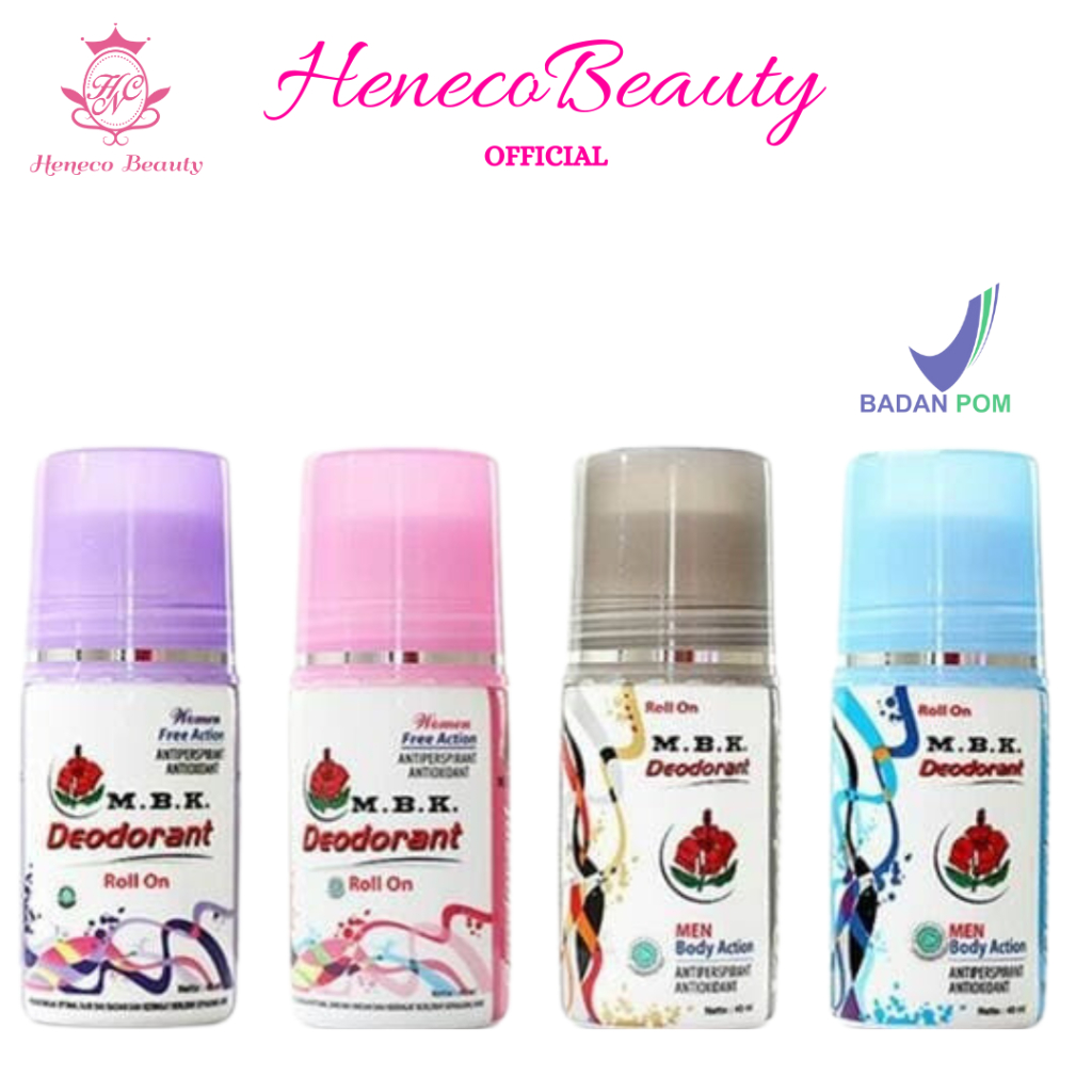 Jual M.B.K Deodorant Roll On Pria dan Wanita 40ml / Penghilang Bau Badan Dan Ketiak | Shopee ...
