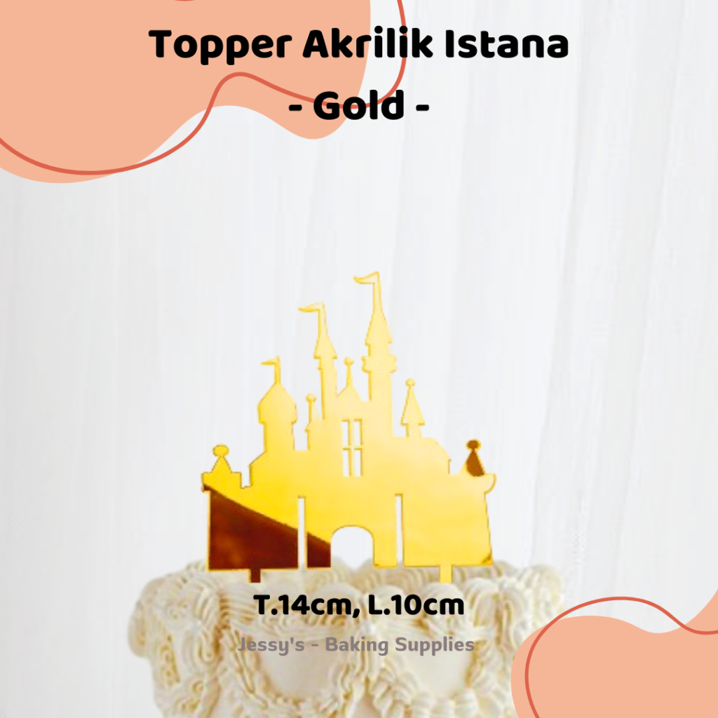 Jual Topper Istana Akrilik, Castle Acrylic Topper, Topper Castle ...