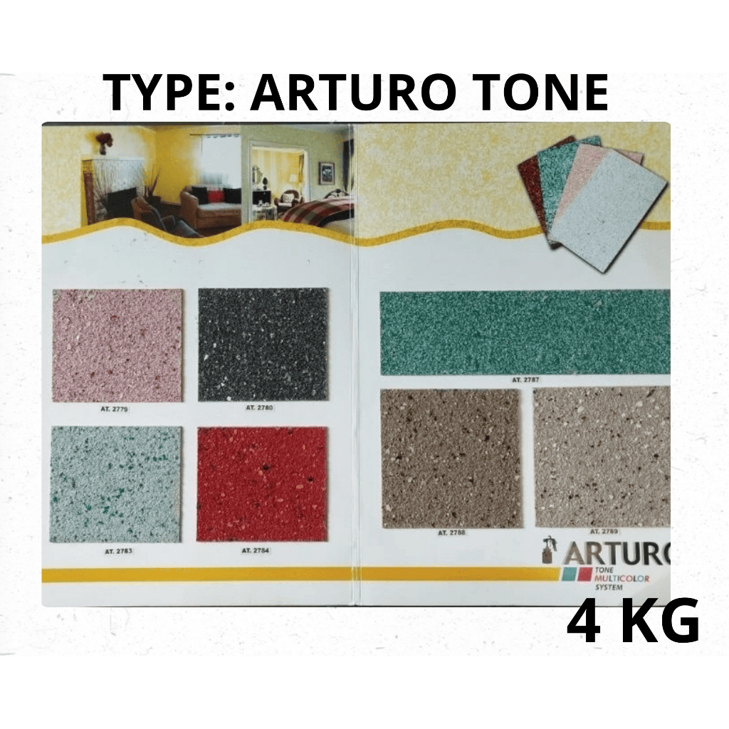Jual ARTURO Cat Texture Type Arturo Tone 4 KG (GLN) | Shopee Indonesia