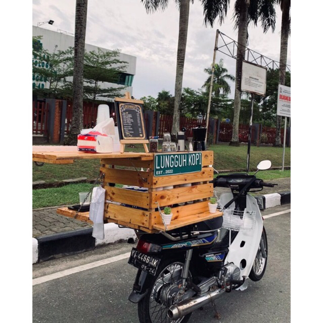 Jual box kopi jalanan dari kayu model jadul kotak an buah/ kotak an ...