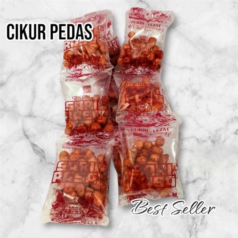 Jual Cikur Pedas Sari Rasa Snack jajanan viral isi 50 Pcs | Shopee ...