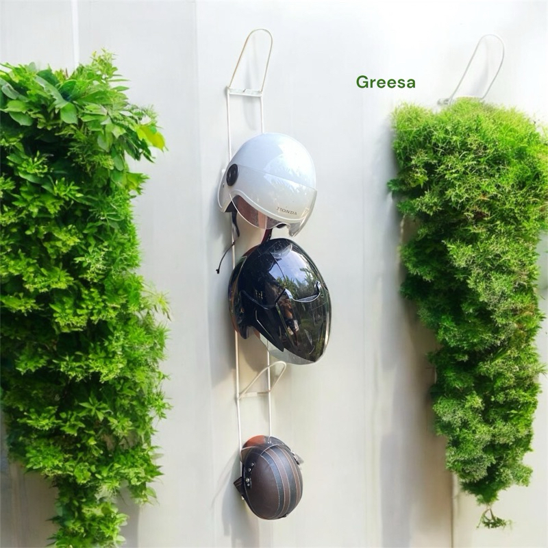 Jual RAK HELM GANTUNG SUSUN 5 TEMPEL DINDING | Shopee Indonesia