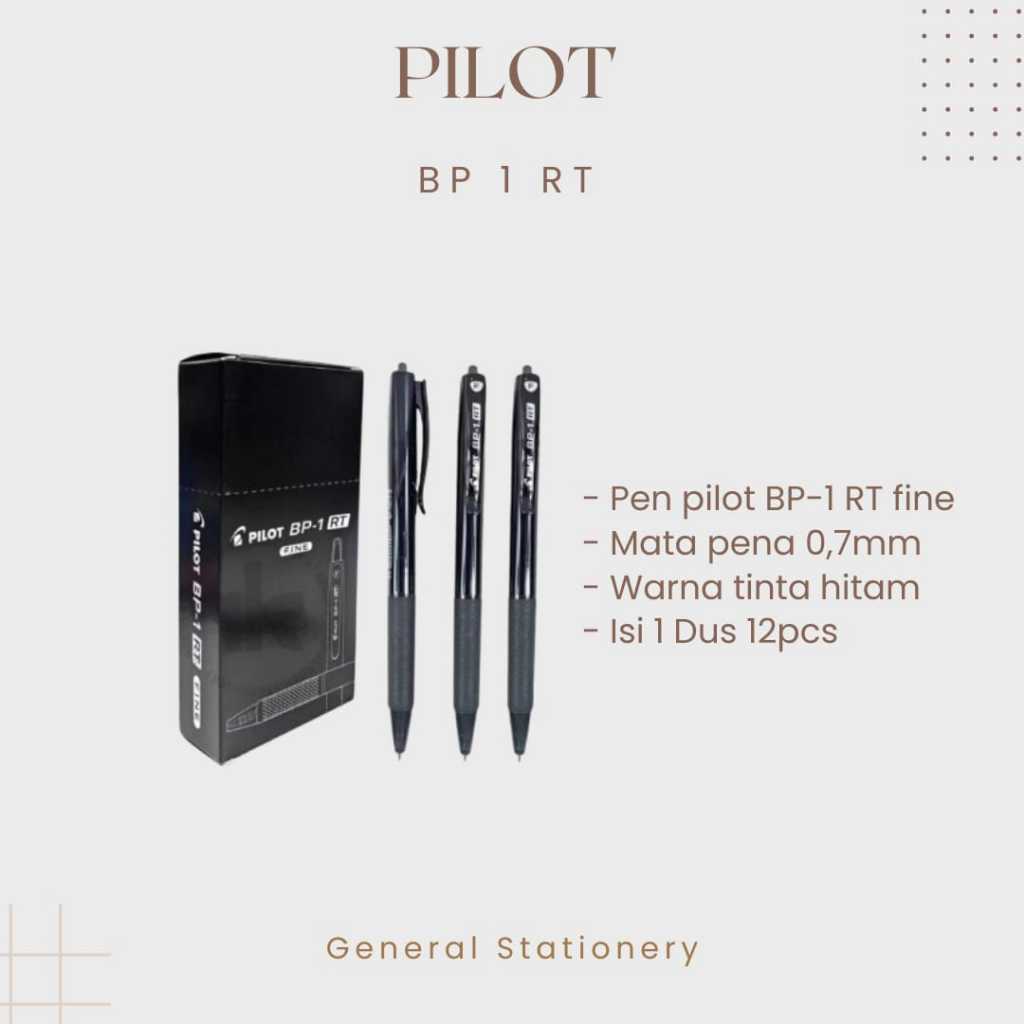 Jual PILOT pulpen BP-1 RT / pulpen clicker pilot fine 0,7mm / 1pcs ...