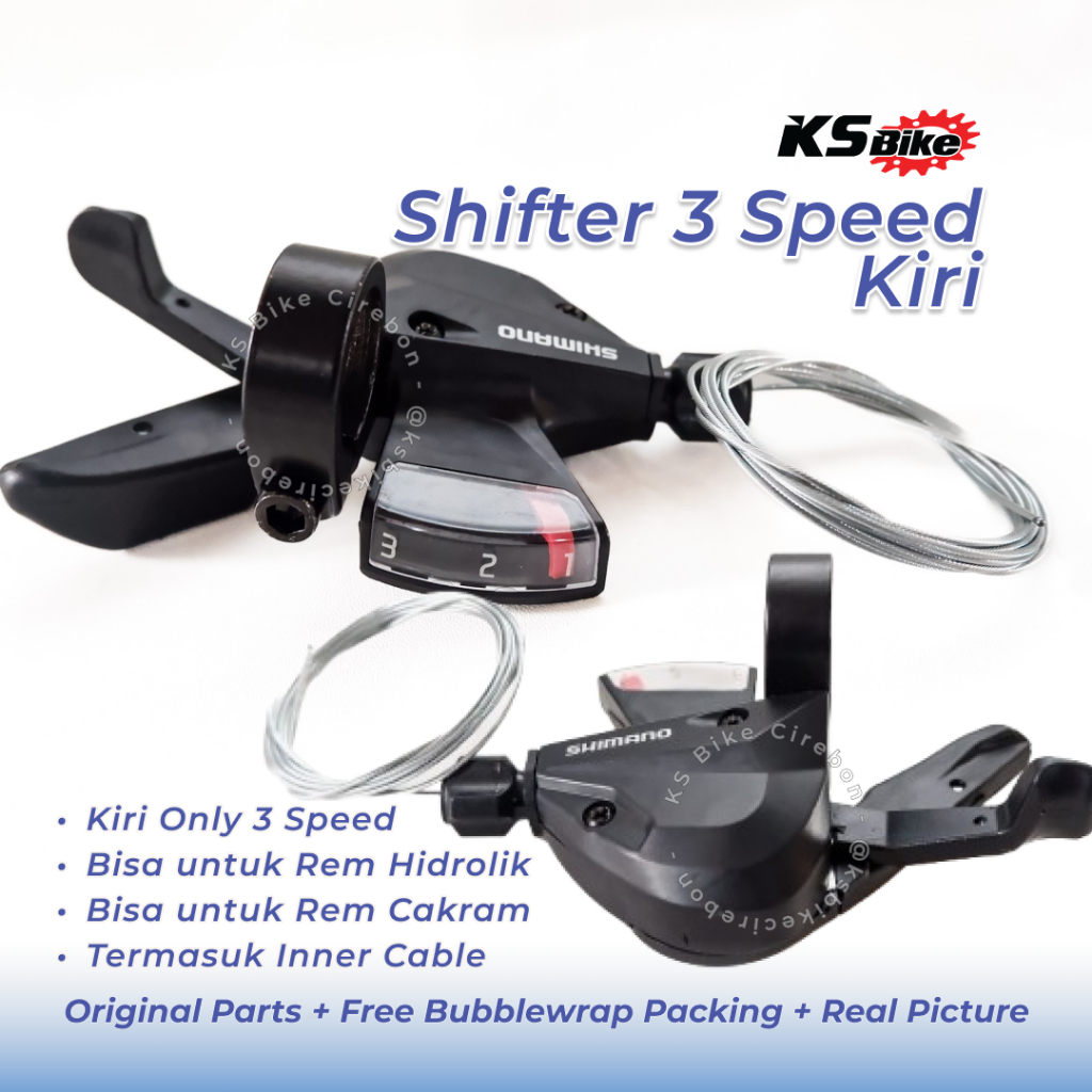 Jual Shifter Sepeda M310 3 Speed Operan Gigi Kiri 3S Sepeda Gunung MTB ...