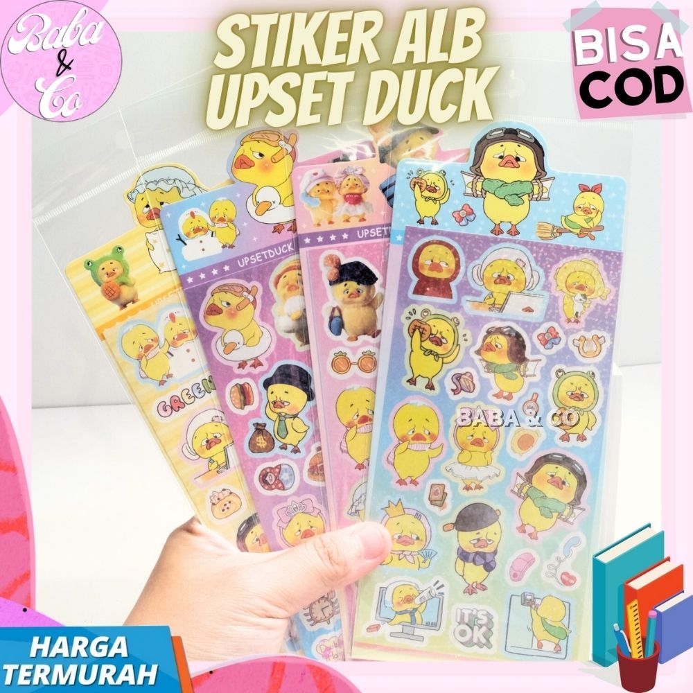 Jual STIKER ALB UPSET DUCK STICKER 1 LEMBAR UP SET DUCK ALB STIKER ALB ...
