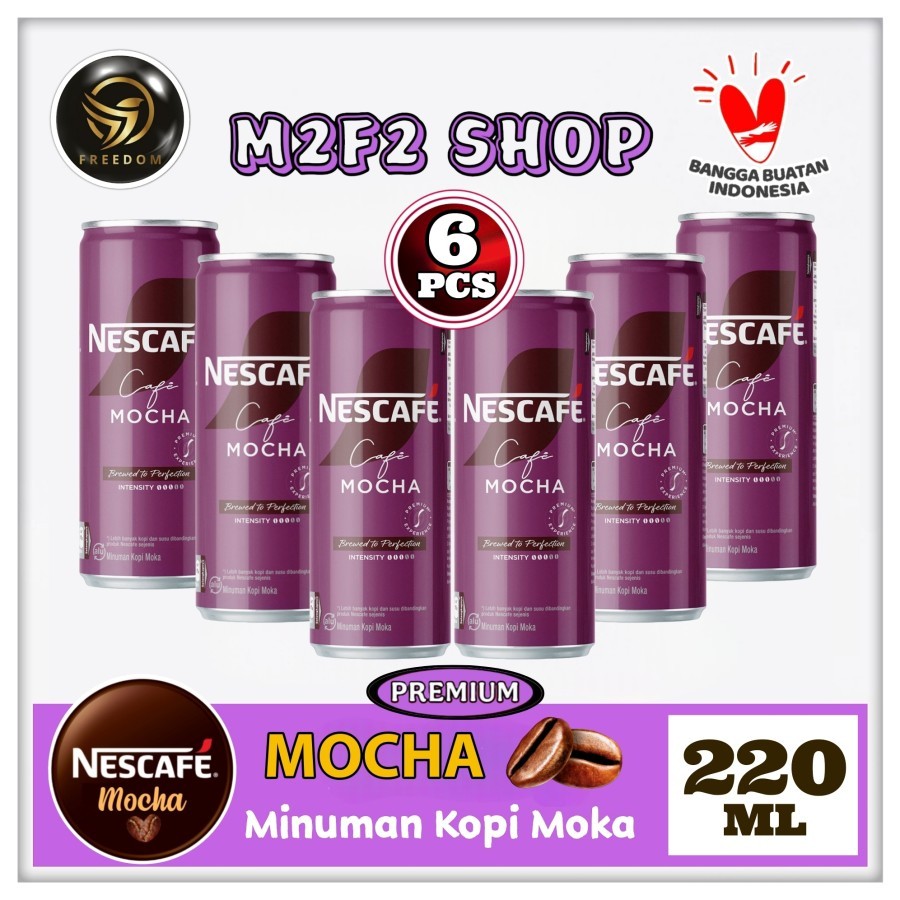 Jual Nescafe Coffee Premium Mocha Can | Kopi Moka Kaleng - 220 ml ...