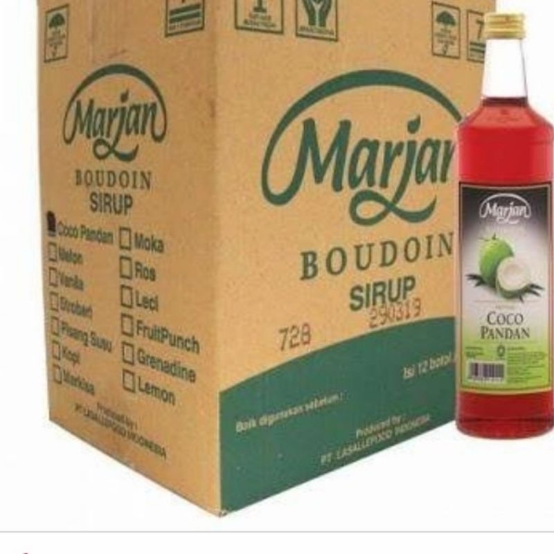 Jual marjan boudoin sirup 460 ml 1 dus isi 12 botol | Shopee Indonesia
