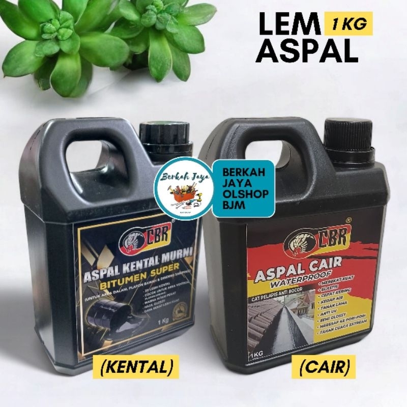 Jual LEM ASPAL CAIR / KENTAL CBR 1 KG Lem Pelapis cat ANTI BOCOR / LEM ...