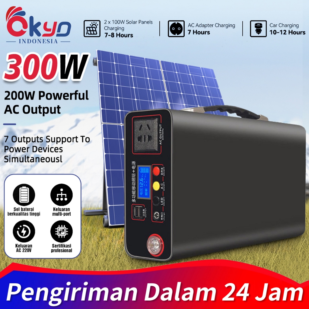 Jual Power Station 300W Storage Power Supply Listrik/220V 300W Power ...