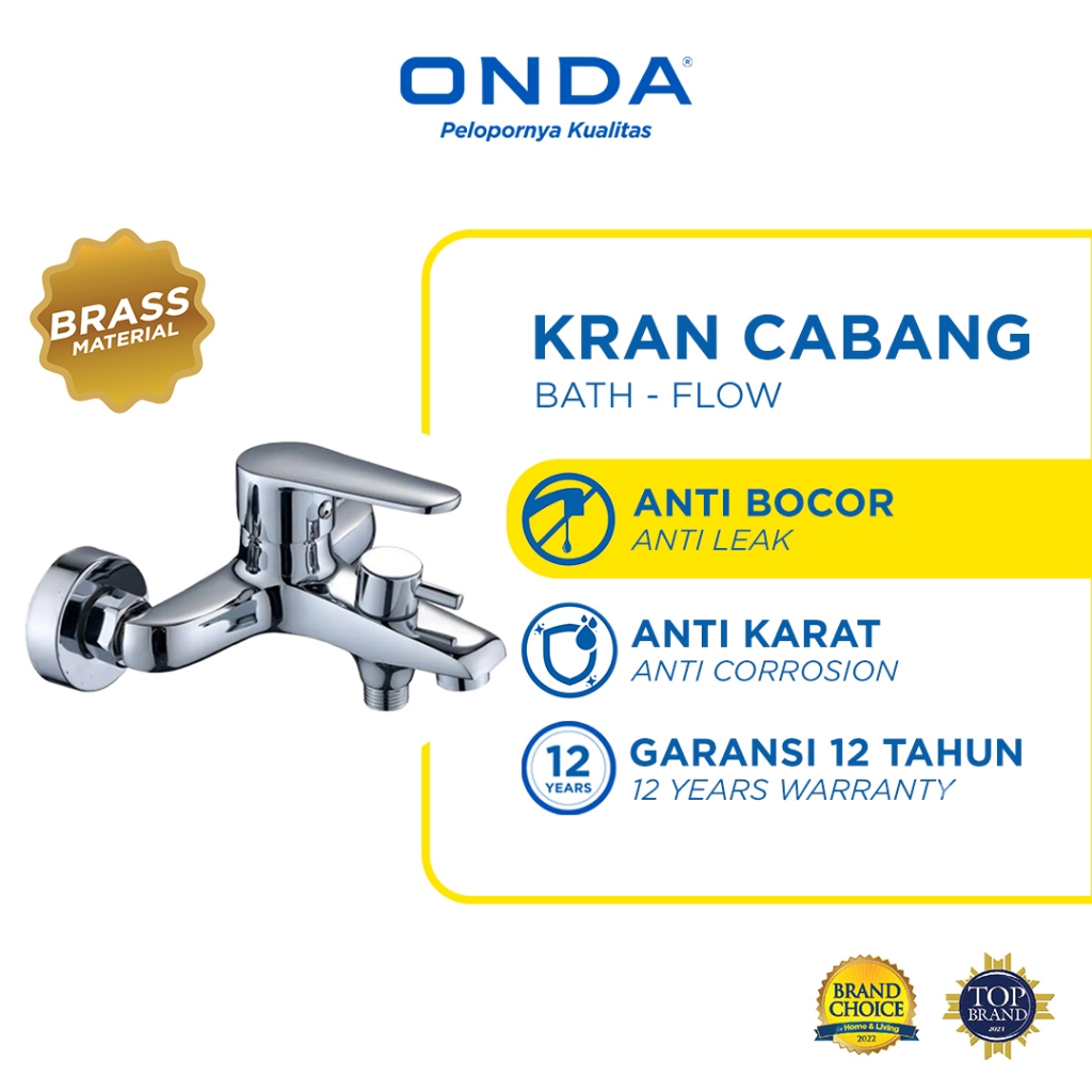 Jual ONDA Kran Mixer Air Panas Dingin Bathtub Shower Mandi Kuningan ...