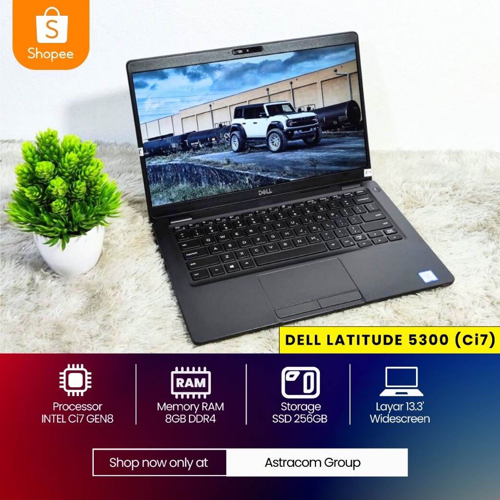 Jual Dell Latitude 5300 Core i7 GEN8 RAM 8GB SSD 256GB | Shopee Indonesia