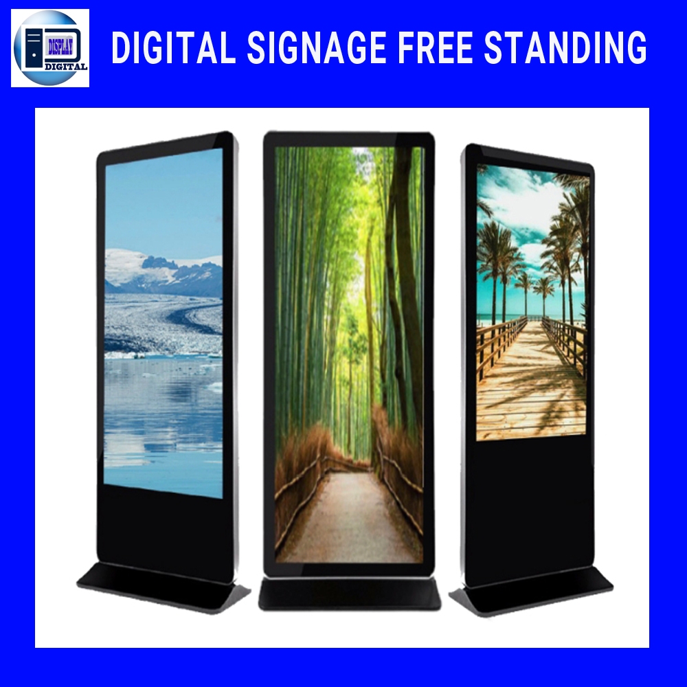 Jual Digital signage free standing windows touch screen 55 inch ...
